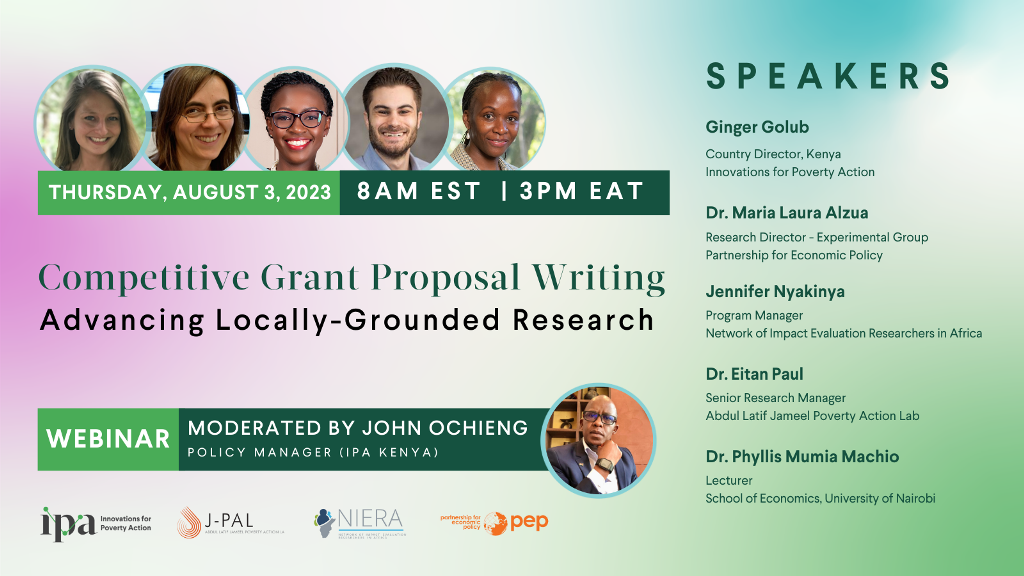 Competitive Grant Proposal Writing Advancing Locally Grounded Research